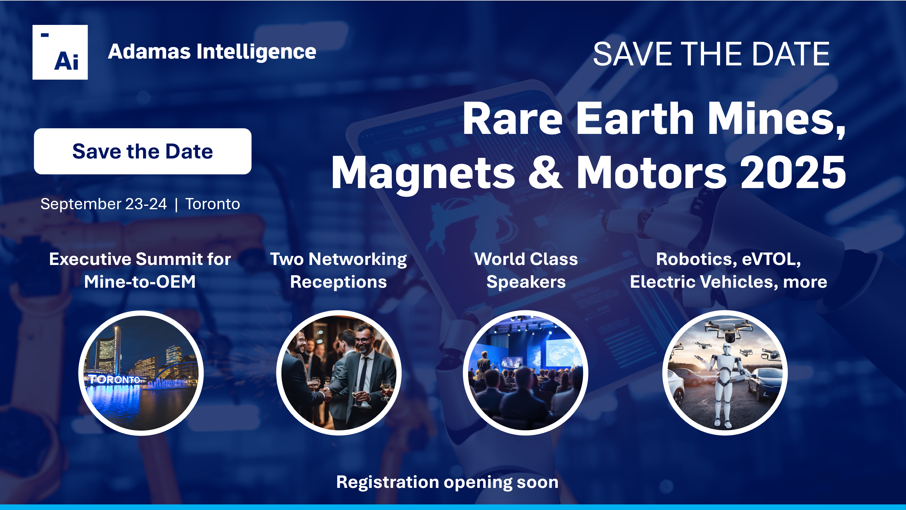 Save the Date: Rare Earth Mines, Magnets & Motors 2025 - Adamas ...